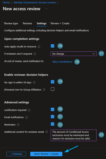 Manage Conditional Access exclusions with Access Reviews
