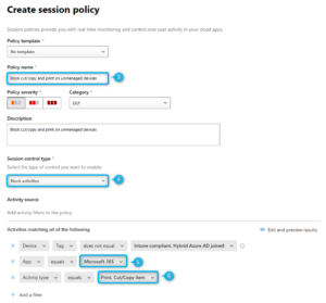 Limited Access with Session Policies for Unmanaged Devices