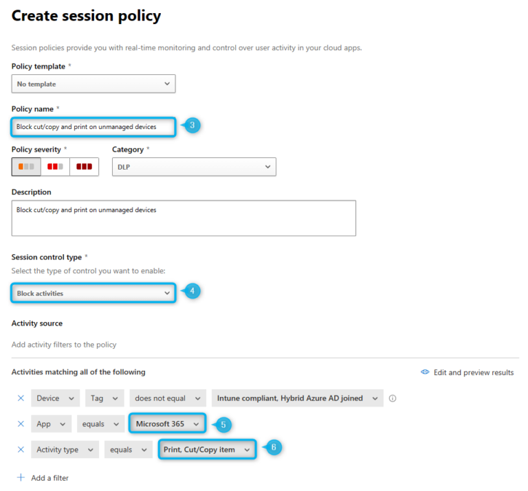 Limited Access with Session Policies for Unmanaged Devices