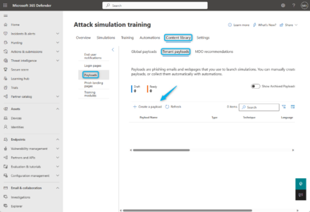 Attack Simulation Training with Microsoft Defender
