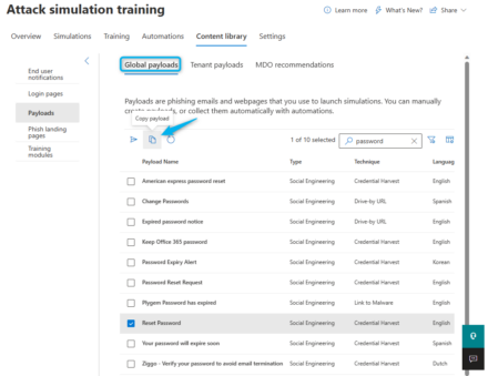 Attack Simulation Training with Microsoft Defender