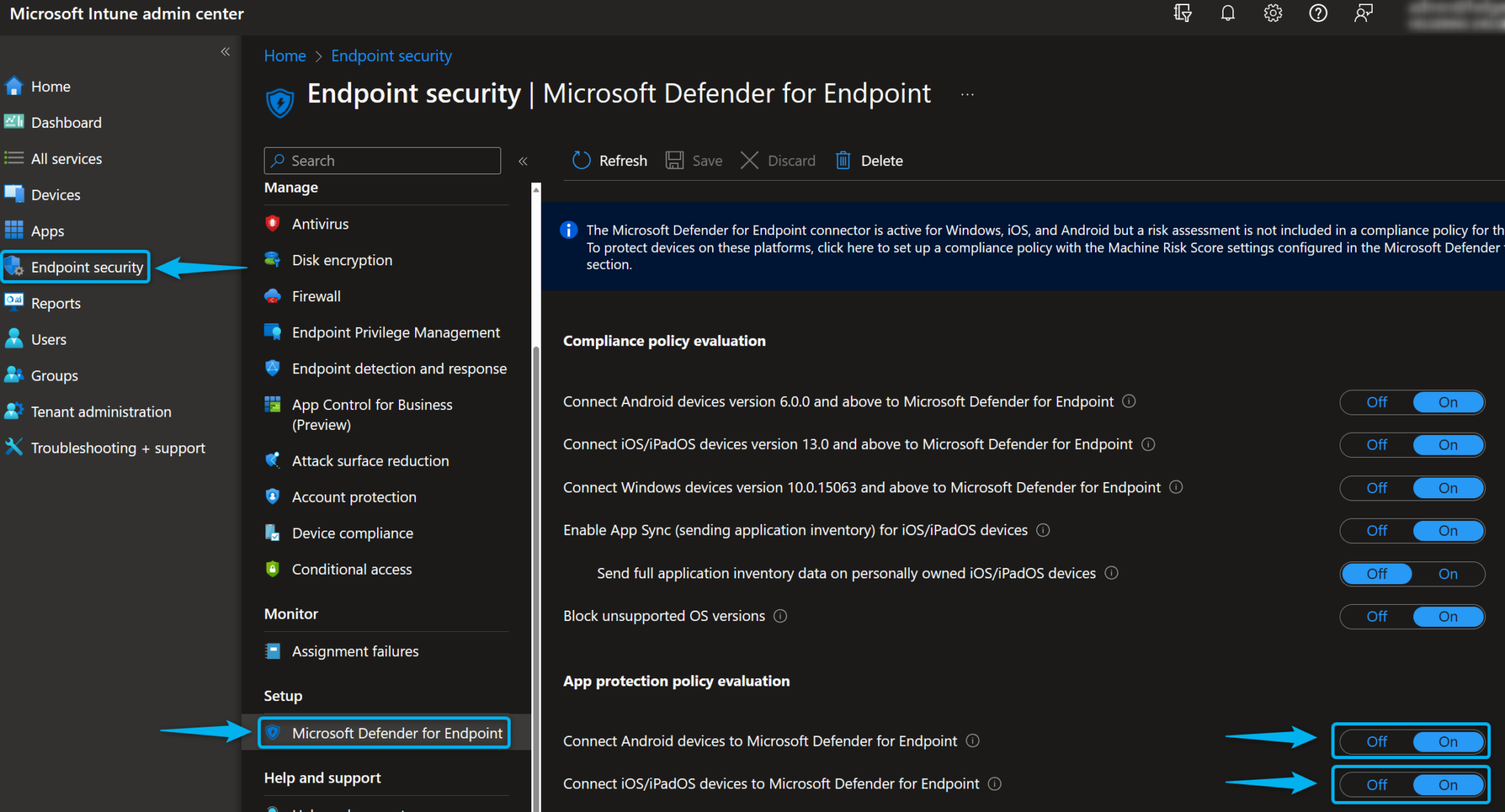 Microsoft Defender (MDE) for personal Android & iOS with MAM