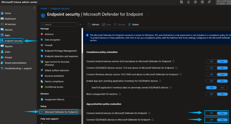 Microsoft Defender (MDE) for personal Android & iOS with MAM