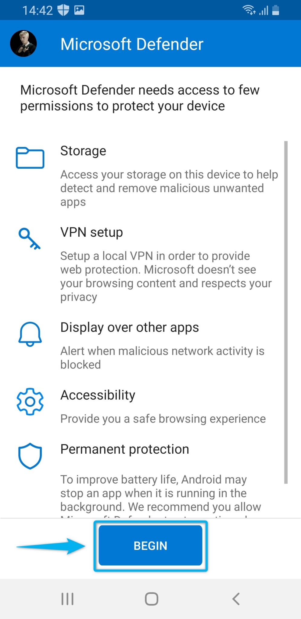 Microsoft Defender (MDE) for personal Android & iOS with MAM