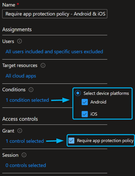 Mobile Application Management (MAM) for personal Android & iOS
